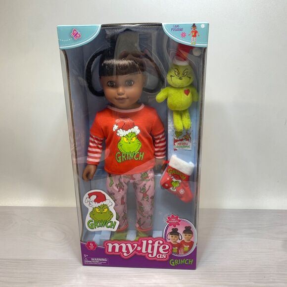 My Life As | Toys | My Life As Poseable Grinch Sleepover 8 Doll Dark ...
